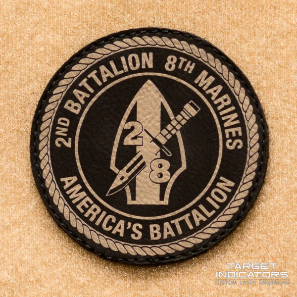 2nd Battalion 8th Marines Laser Engraved Patch Target Indicators