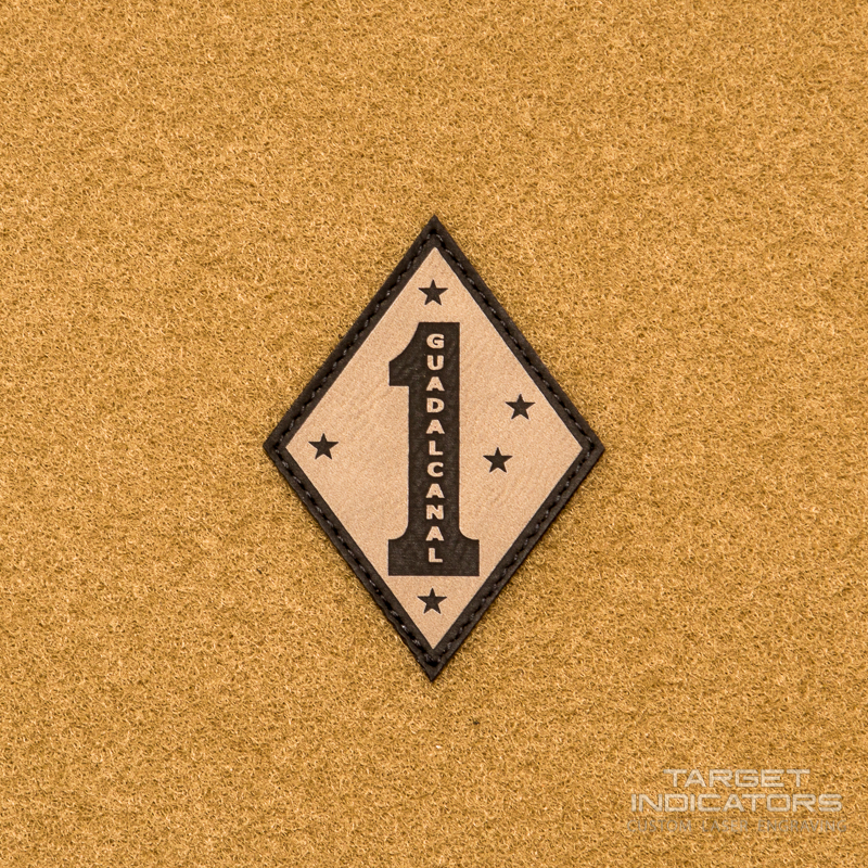 1st Marine Division Laser Engraved Patch - Target Indicators